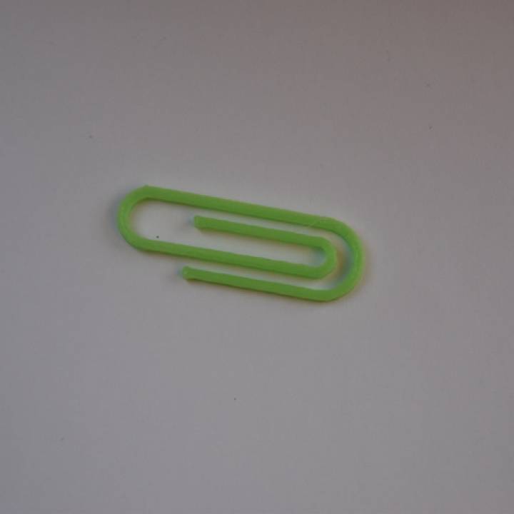 3D Printable paperclip by Johan Link