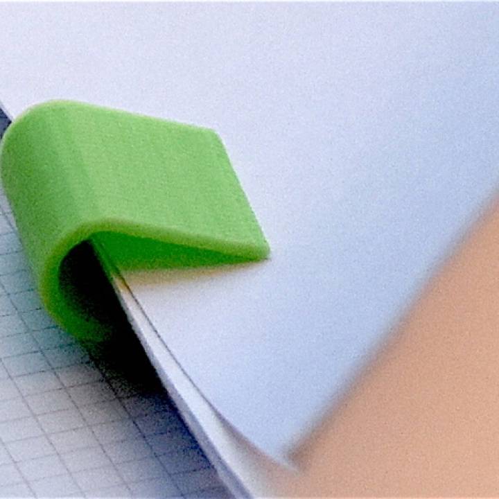 3D Printable Clip for paper by Johan Link