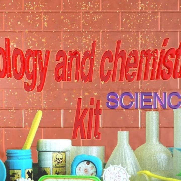 3D Printable chemistry and biology kit by Johan Link