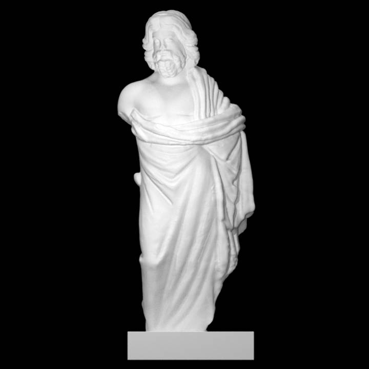 3D Printable Statuette of Aesculapius by Scan The World
