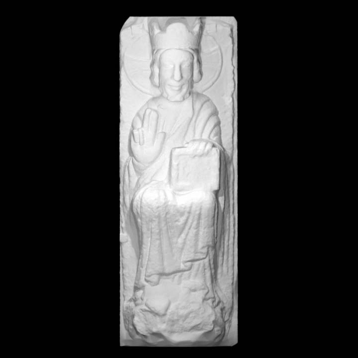 3D Printable Stone Christ figure by Scan The World