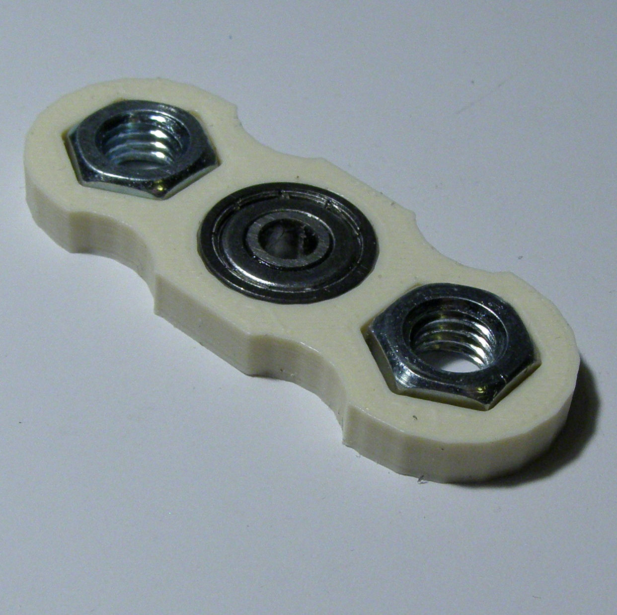 3D Printable Small Bi-Hex Fidget Spinner by Eric Fogle