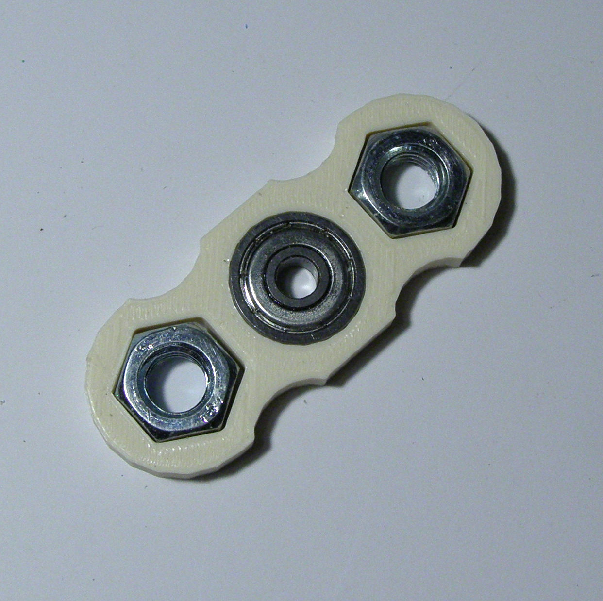 3D Printable Small Bi-Hex Fidget Spinner by Eric Fogle