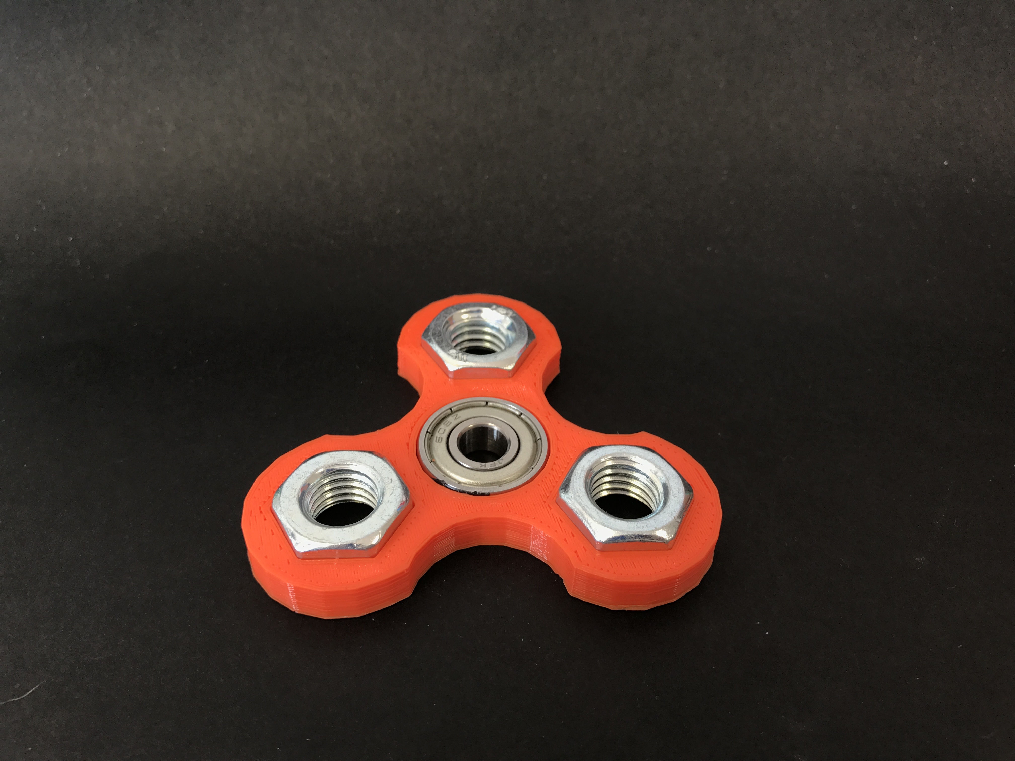 3D Printable Small Tri-Hex Fidget Spinner by Eric Fogle