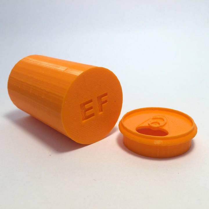 3D Printable Soda Can Hollow by Eric Fogle