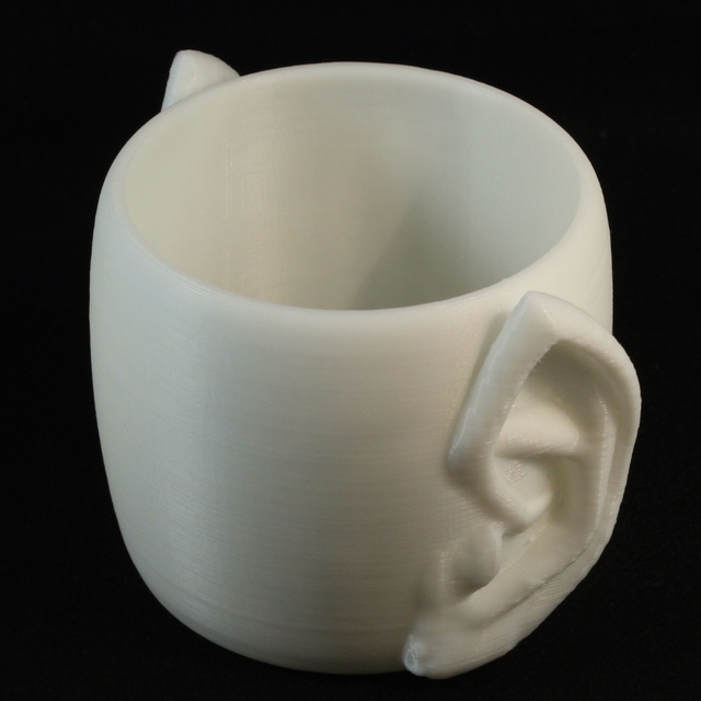 3D Printable Ear Mug Vulcan Edition by Roman Hegglin