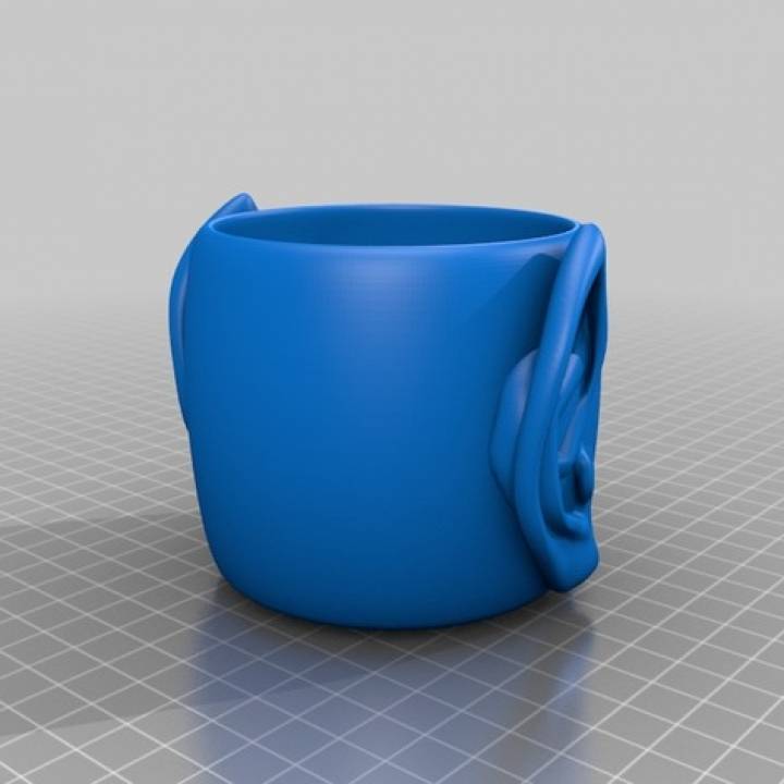 3D Printable Ear Mug Vulcan Edition by Roman Hegglin