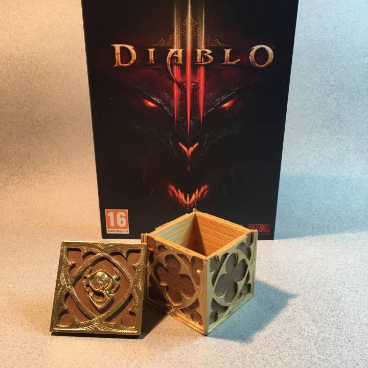 3D Printable Diablo 3 - Kanai's Cube by Fotis Mint Studios