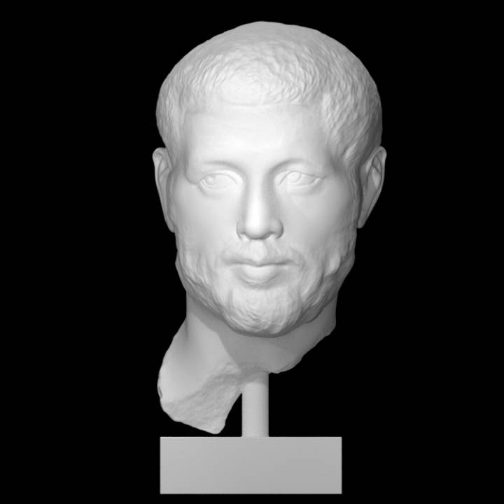 3D Printable Male Portrait by Scan The World