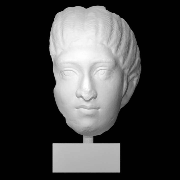 3D Printable Female Portrait by Scan The World