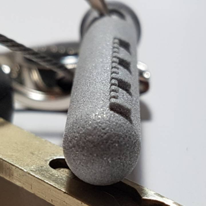 3D Printable Assay Tube Keychain by Bruno Martins