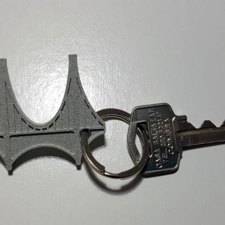 3D Printable Bridge Keychain by Bruno Martins
