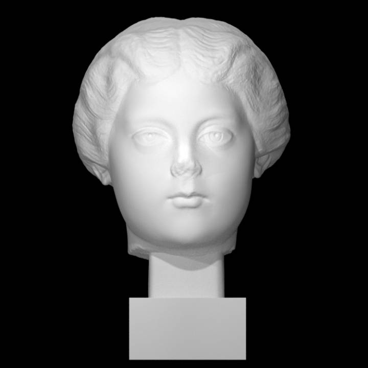 3D Printable Portrait of Lucilla by Scan The World
