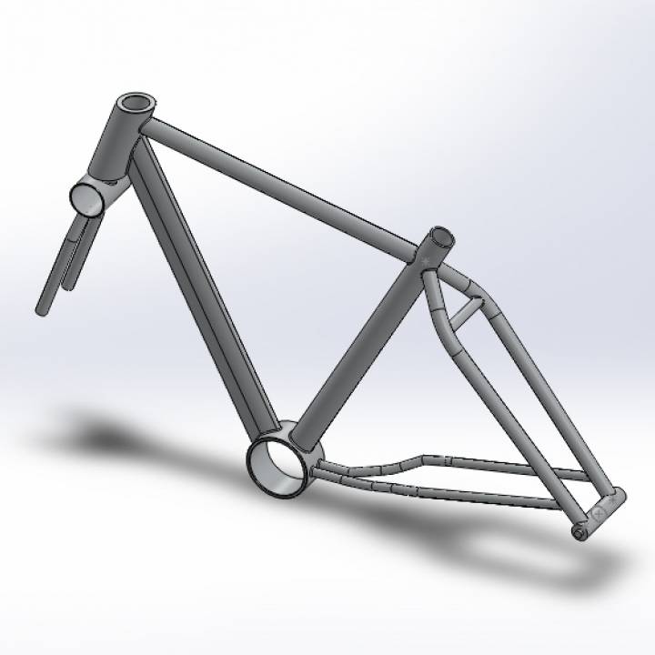 3D Printable mounain bike frame by Nikhil setty