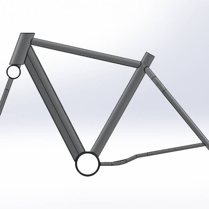 3D Printable mounain bike frame by Nikhil setty