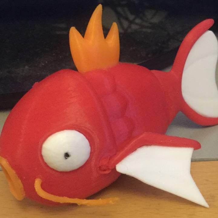 3D Printable Articulated Magikarp by Rhys