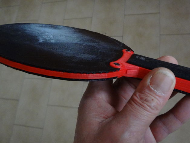 3D Printable Ping Pong Paddle by Davide Dalfiume