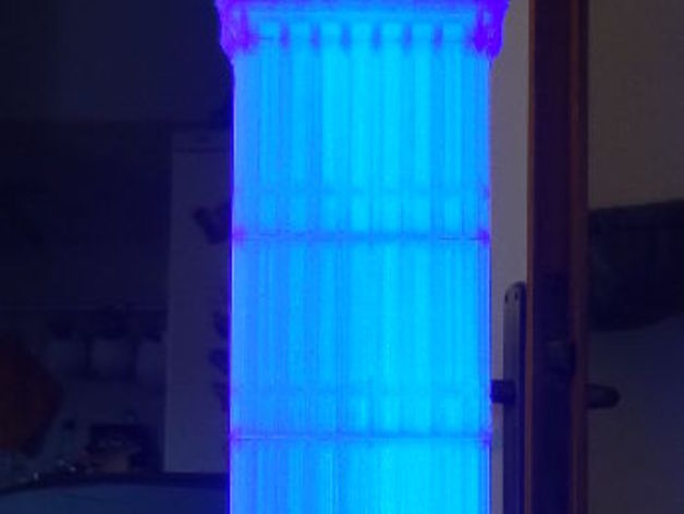3D Printable Led base for BIG BEN Tower by Davide Dalfiume
