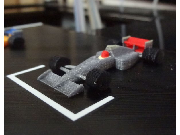 3D Printable F1 starting grid - 6 colors printed in one time. by Davide ...