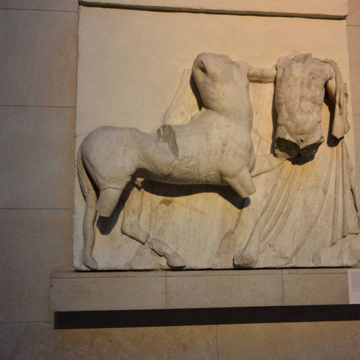 3D Printable Parthenon South Metope VI by Scan The World