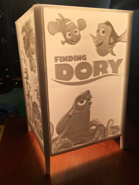 3D Printable Disney Pixar Lamp Shade by Daniel Beek