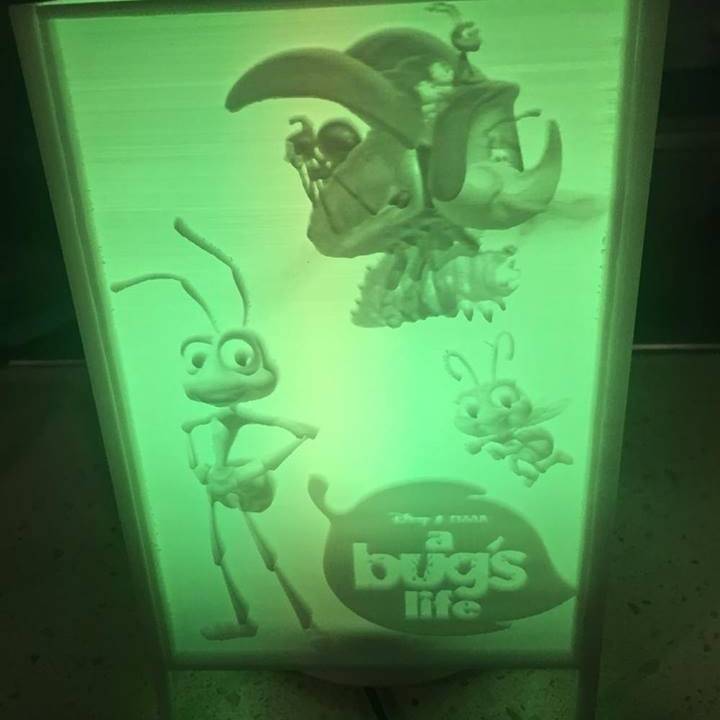 3D Printable Disney Pixar Lamp Shade by Daniel Beek