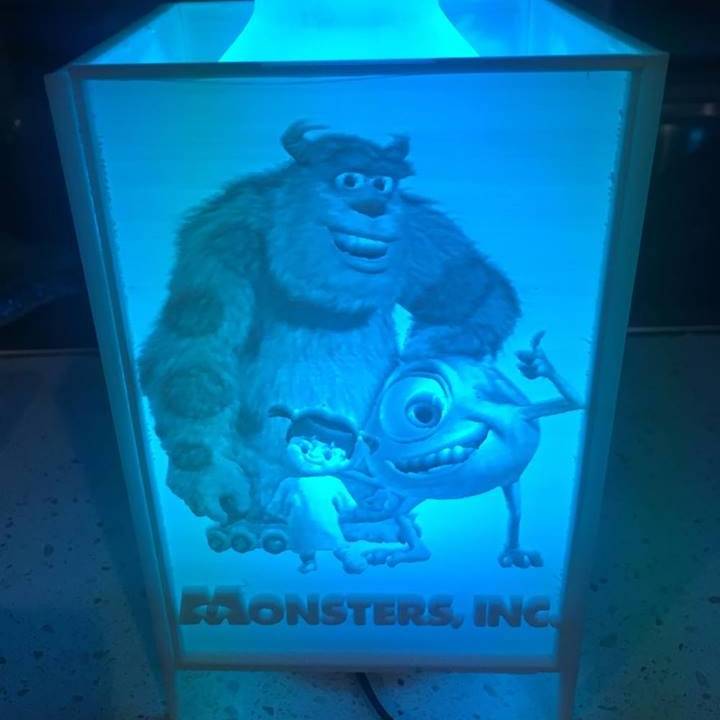 3D Printable Disney Pixar Lamp Shade by Daniel Beek