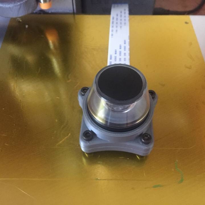 3D Printable 360º Pi Camera Case by Matt Olsen