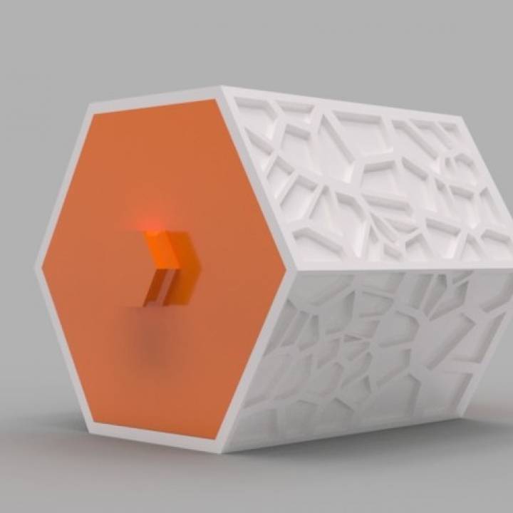 3D Printable Modular Hex Drawers by Dan O'Connell