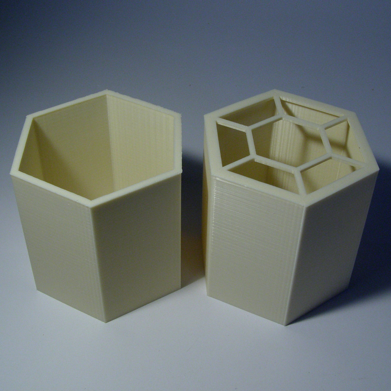 3D Printable Modular Hex Drawers by Dan O'Connell