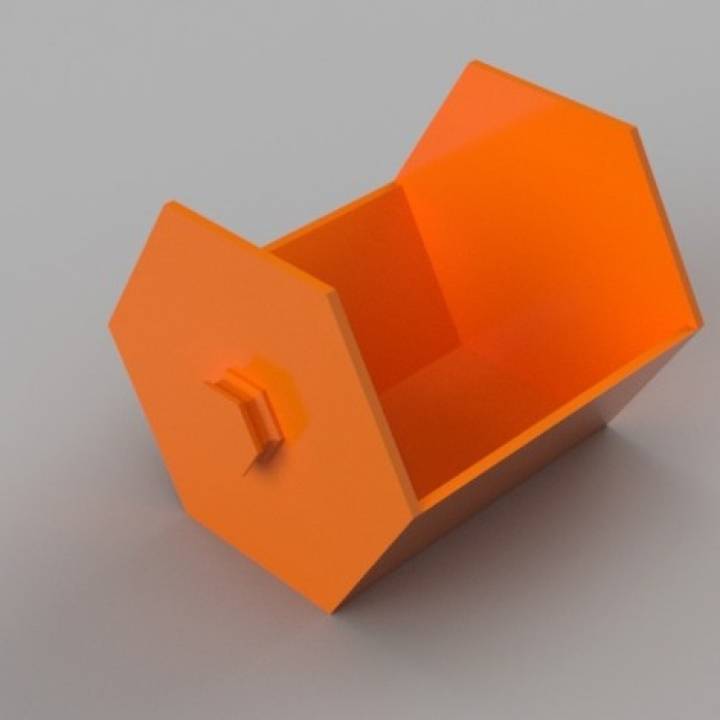 3D Printable Modular Hex Drawers by Dan O'Connell