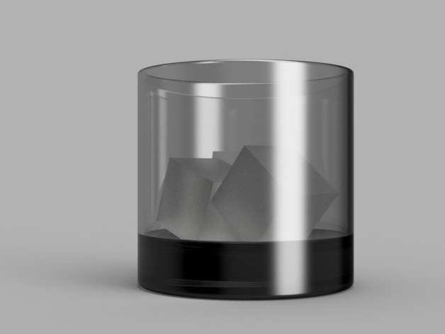 3D Printable The Perfect Ice Cube Tray by Dan O'Connell
