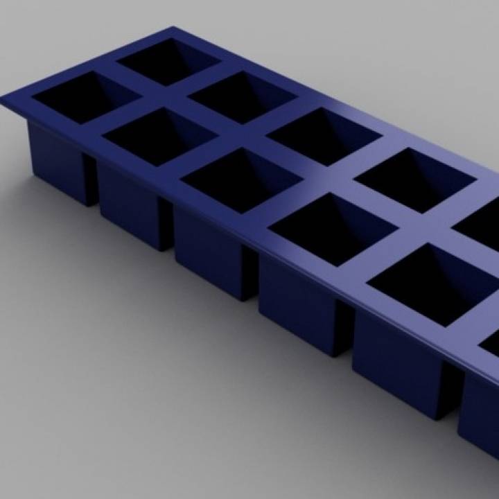 3D Printable The Perfect Ice Cube Tray by Dan O'Connell