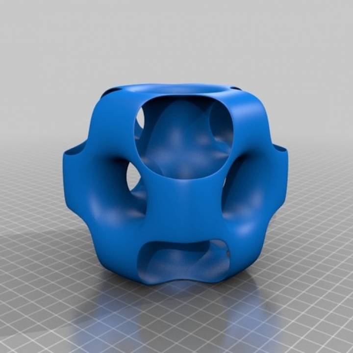 3D Printable Ported Cube by Dan O'Connell