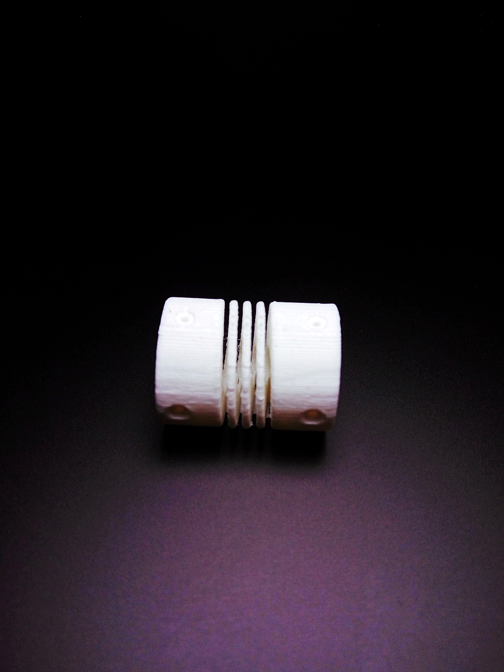 3D Printable 5mm-to-8mm-Lead-Screw-Coupler by Darryl M.