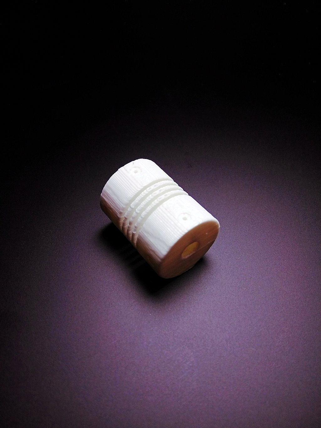 3D Printable 5mm-to-8mm-Lead-Screw-Coupler by Darryl M.