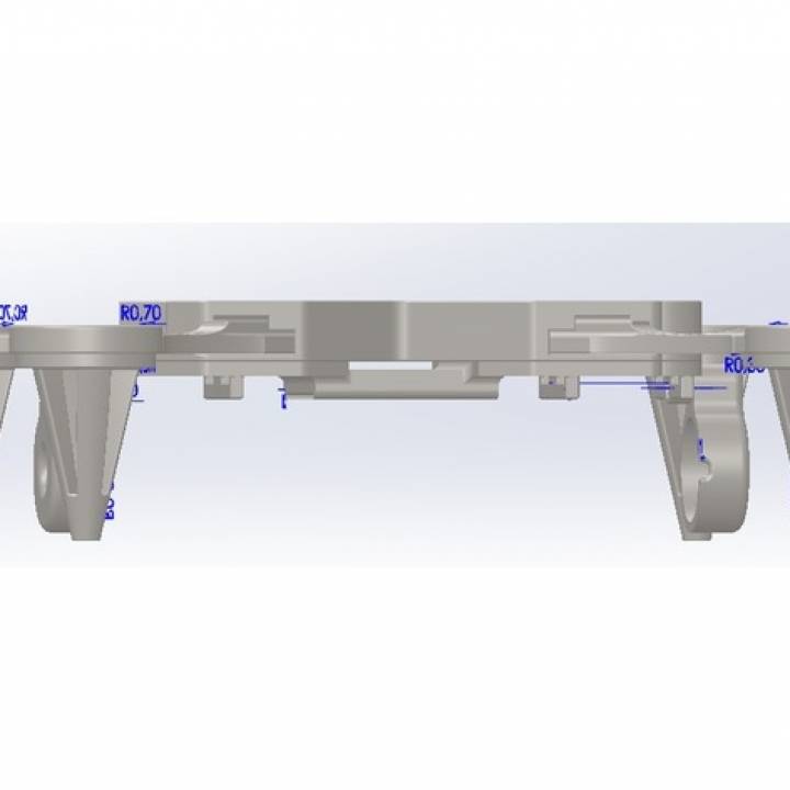3D Printable 250er Quadrocopter with CC3D (v2) by Daniel Scheidler