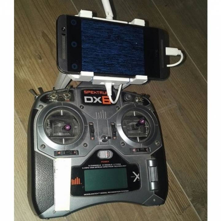 3D Printable Smartphone holder for DX6i by Daniel Scheidler