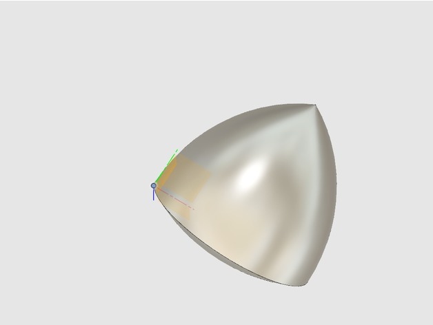 3D Printable Reuleaux triangle by David Owens