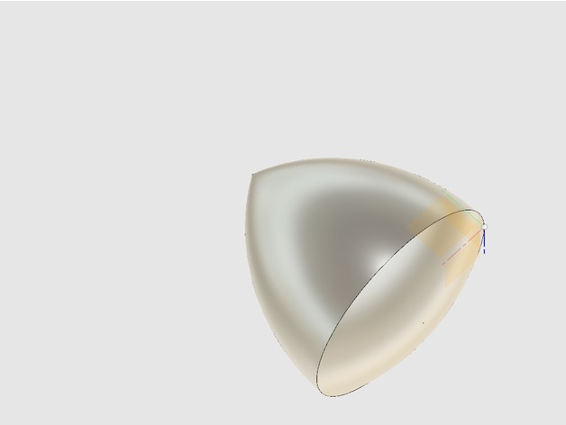 3D Printable Reuleaux triangle by David Owens