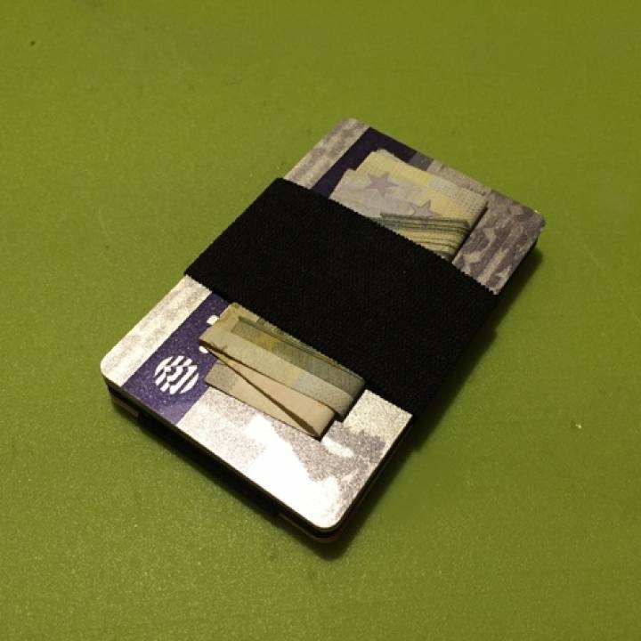 3D Printable Minimalistic wallet by Matija Urh