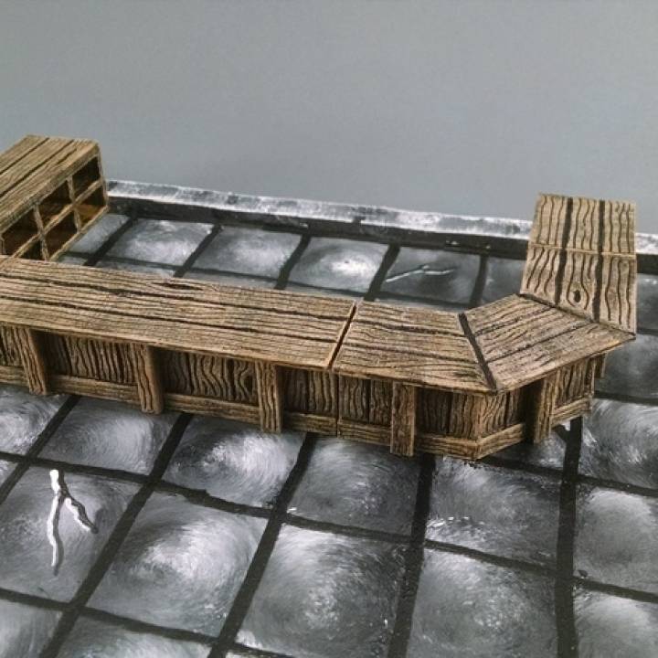 3D Printable 28mm Modular Bar by Ryan Beasecker