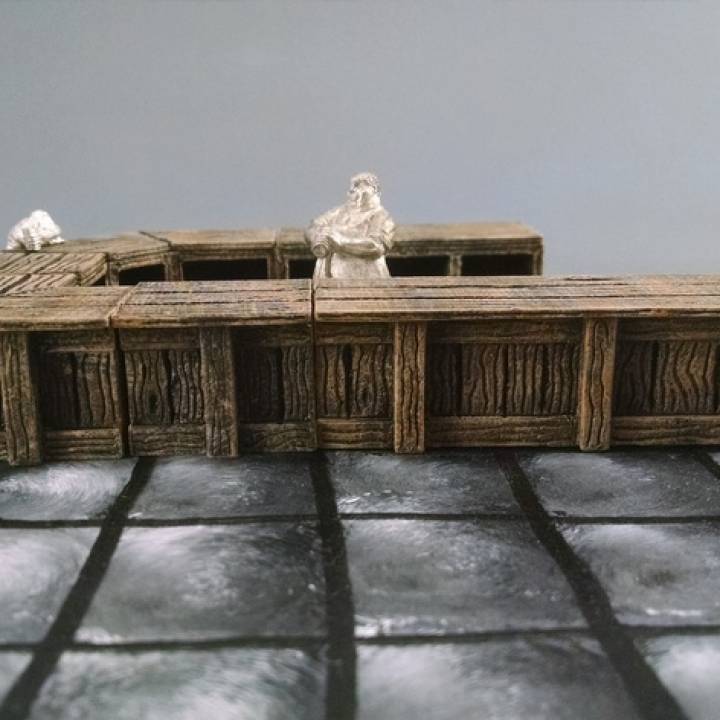 3D Printable 28mm Modular Bar by Ryan Beasecker