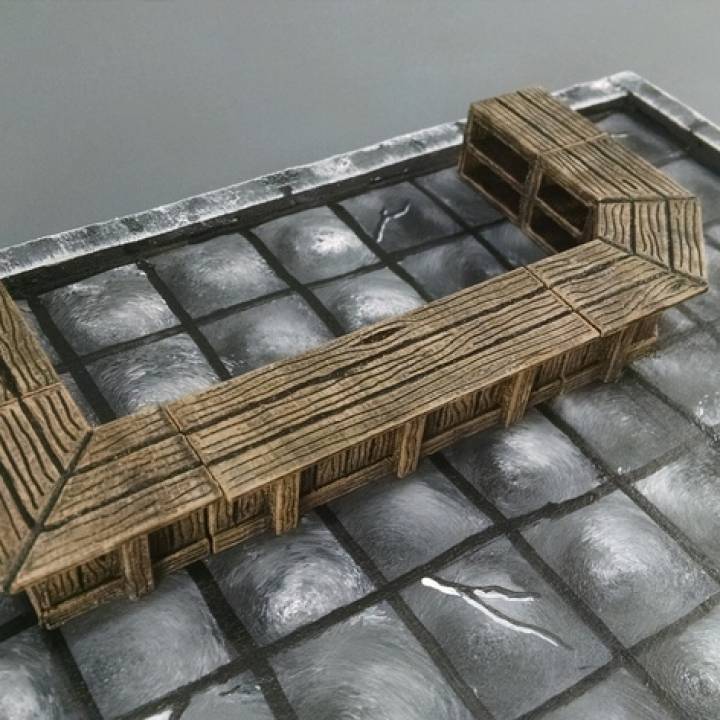 3D Printable 28mm Modular Bar by Ryan Beasecker