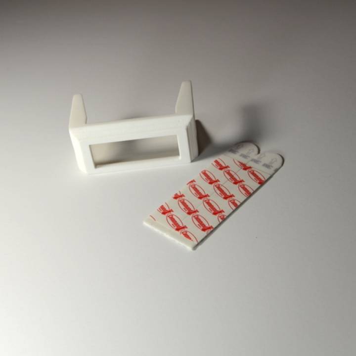 3D Printable Mac Power Adapter Holder by Henry Qiu