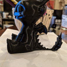 3D Printable Toothless by Henry Qiu
