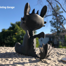 3D Printable Toothless by Henry Qiu