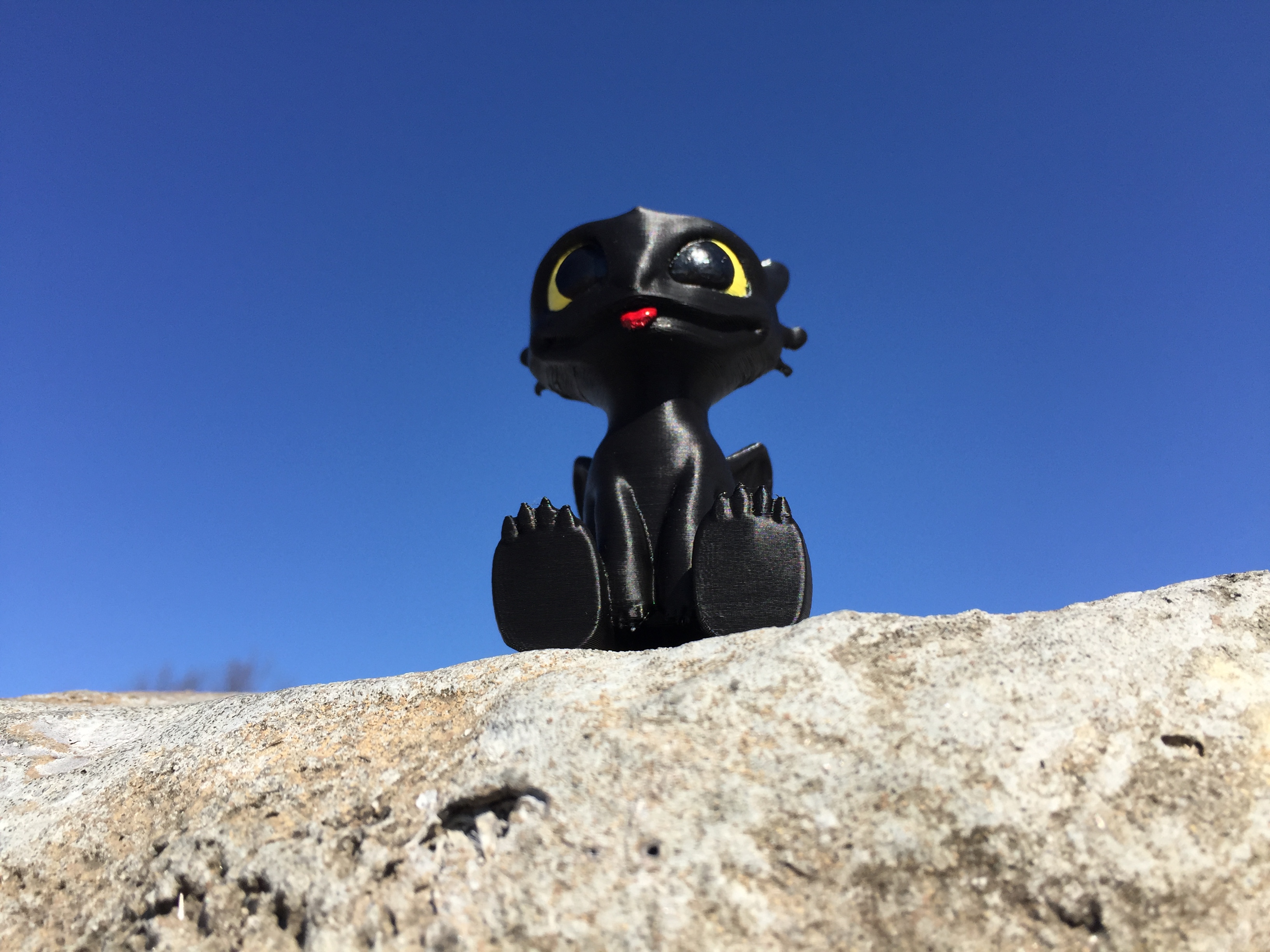 3D Printable Toothless by Henry Qiu