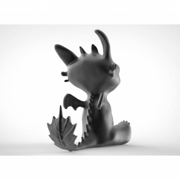 3D Printable Toothless by Henry Qiu
