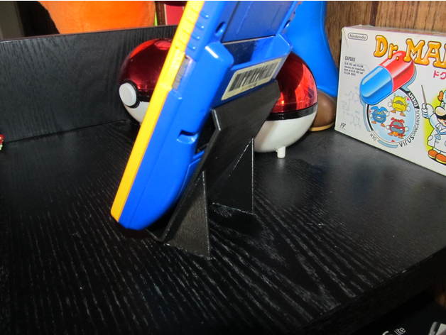 3D Printable Minimalist GameBoy Color Stand by Fluffy